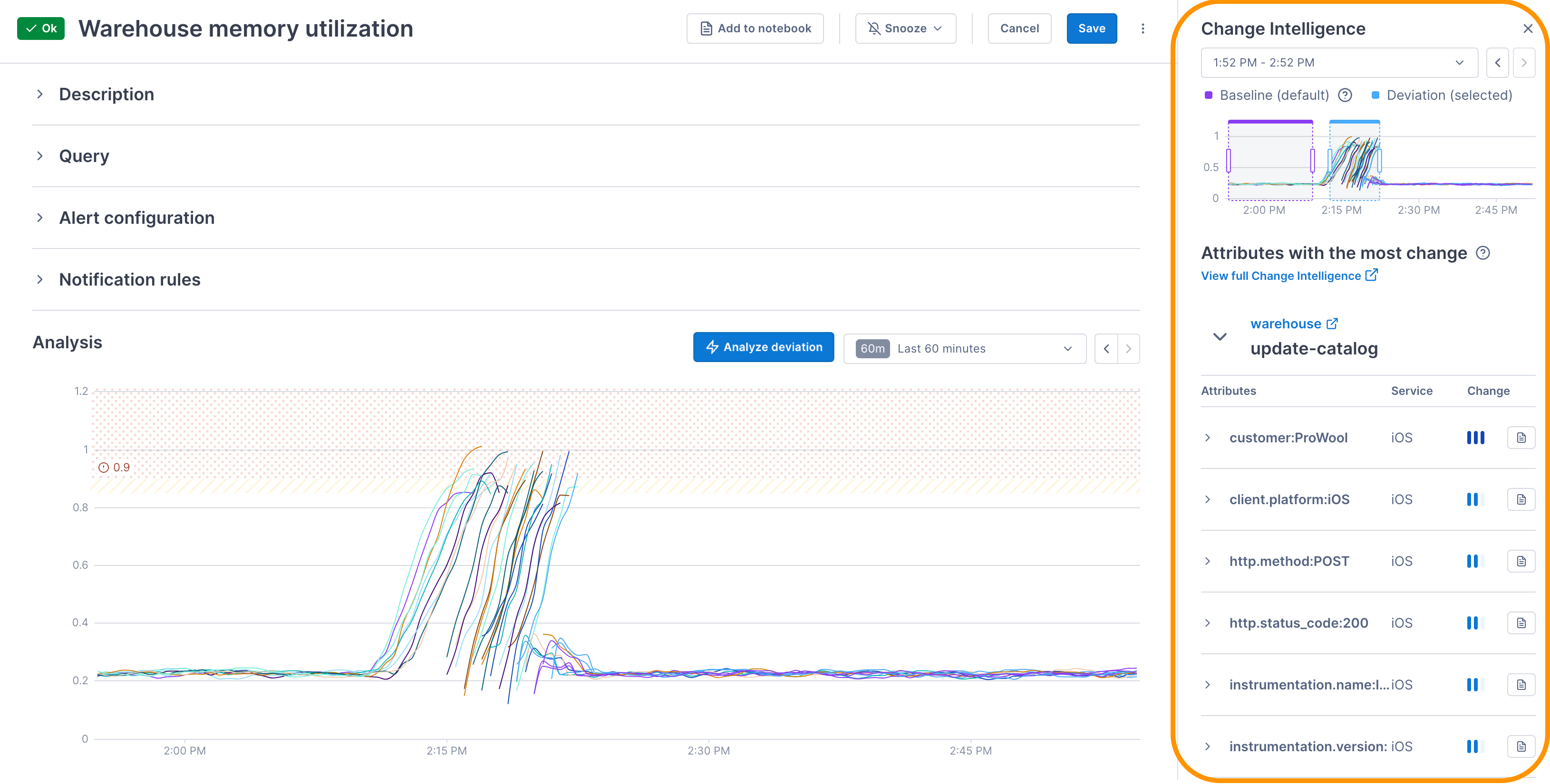 Create and manage alerts | Lightstep Observability Learning Portal