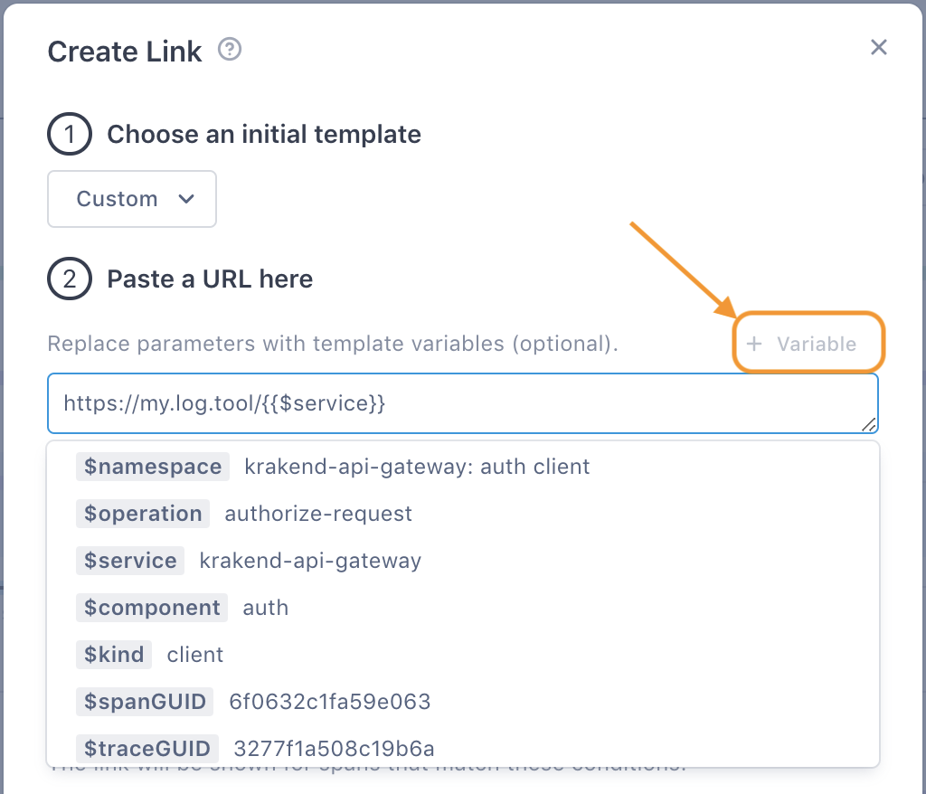 Create and manage Workflow Links | Lightstep Observability Learning Portal